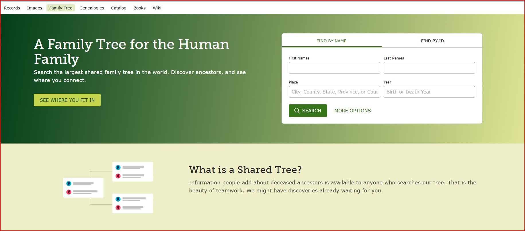 Family Search – FAMILY HISTORY – A Lifetime of Research